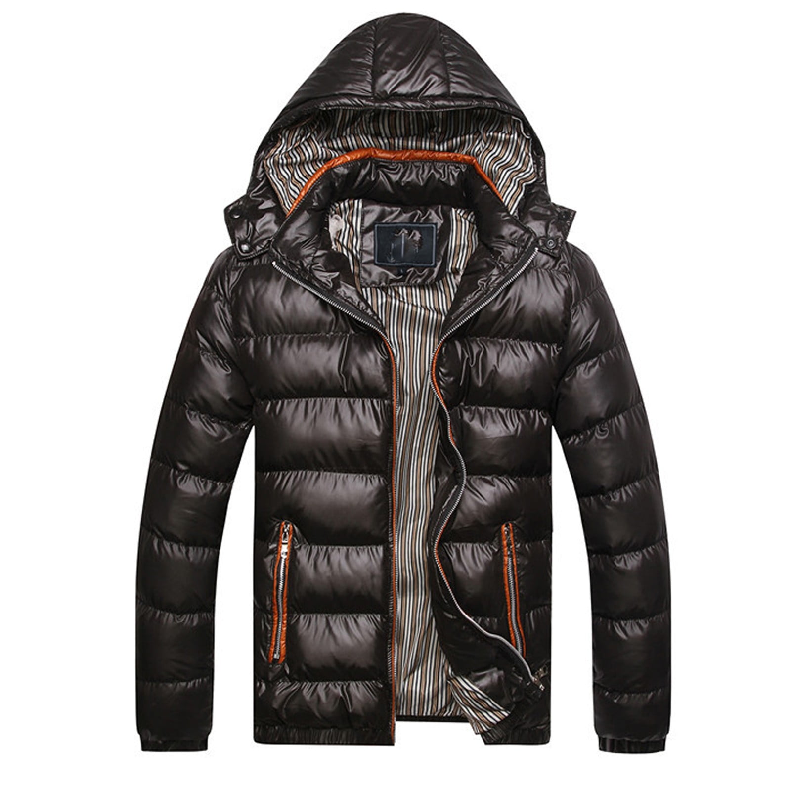KaLI_store Men's Parka Jacket Men's Warm Ultralight Puffer Down Parka ...
