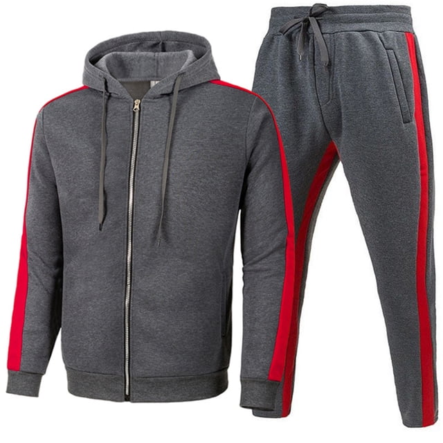 KaLI_store Men's Tracksuits Men's Tracksuit 2 Piece Sweatsuits for Men ...