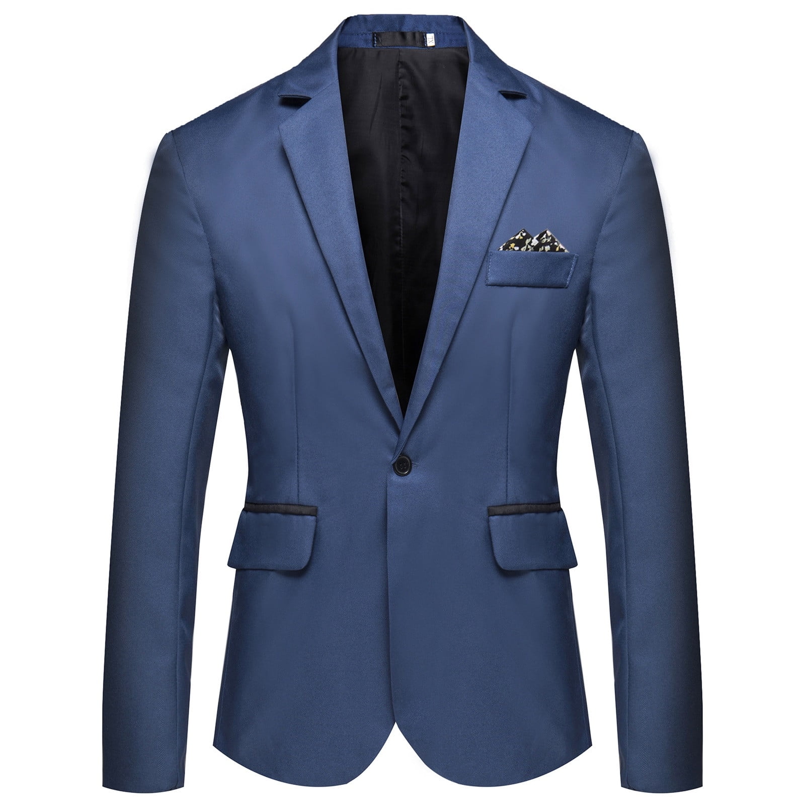 KaLI_store Mens Blazer Blazer for Men Slim Fit Suit Jacket Sport Coats ...