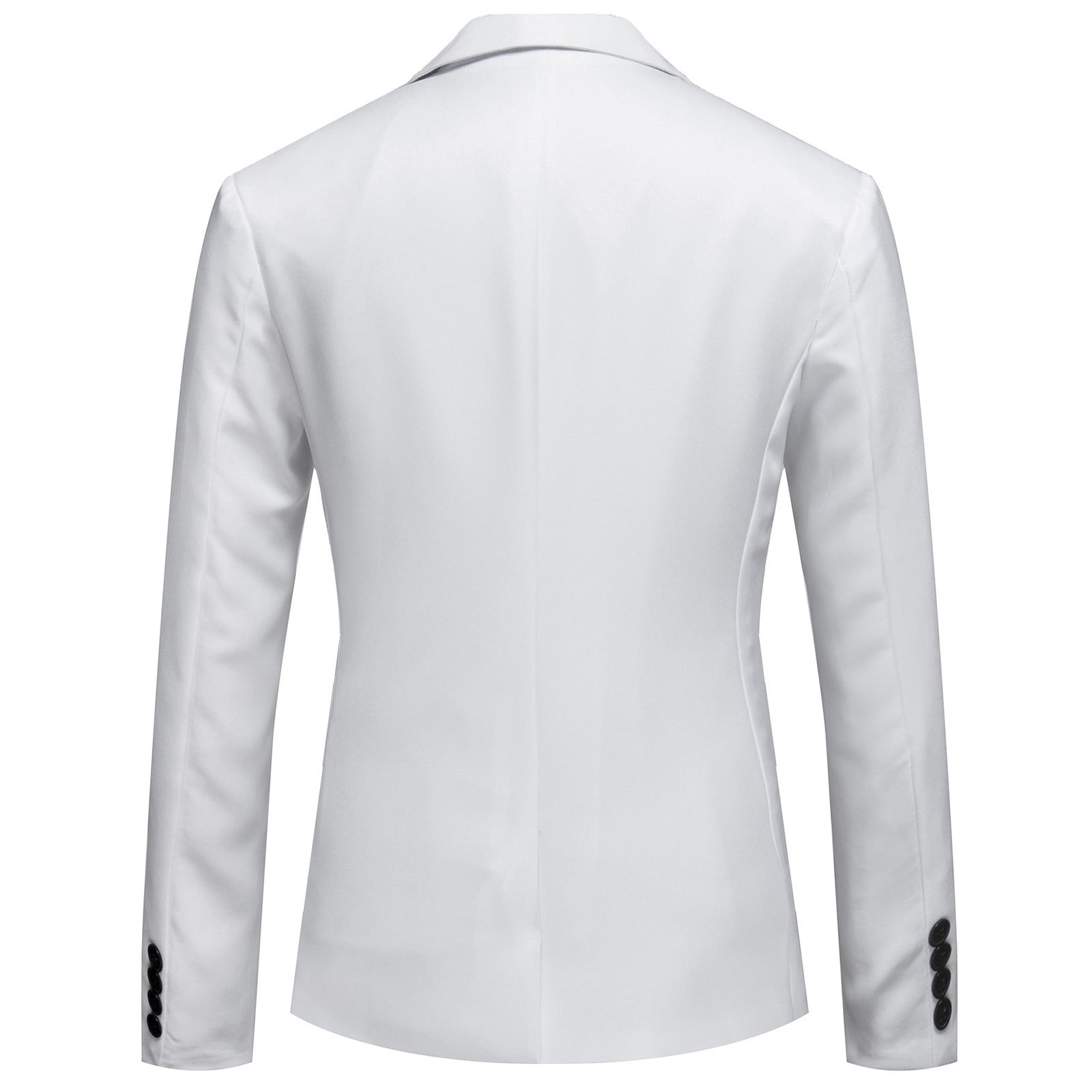 KaLI_store Mens Suit Jacket,Men's Casual Three-Button Stripe Lined ...