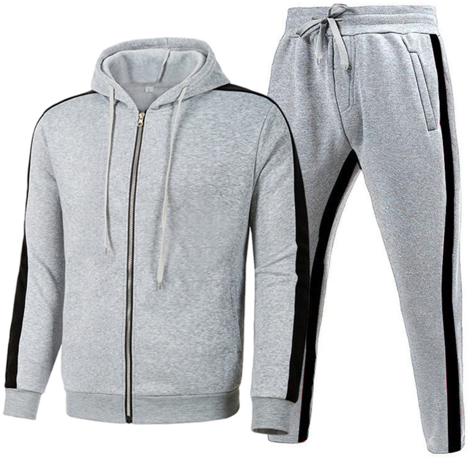 KaLI_store Outfits for Men Men's Jogging Tracksuit 2 Piece Outfit ...