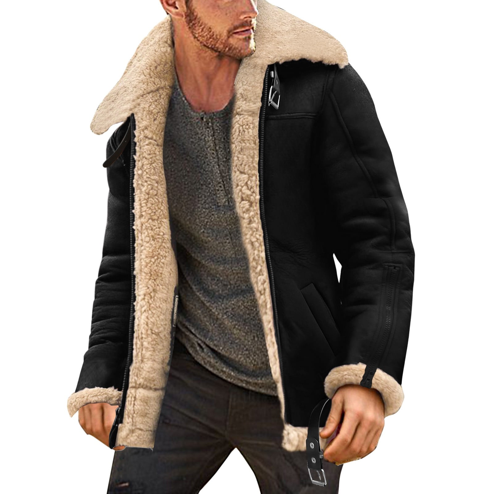 KaLI_store Sport Jackets for Men Casual Men's Lightweight Bomber Jacket ...
