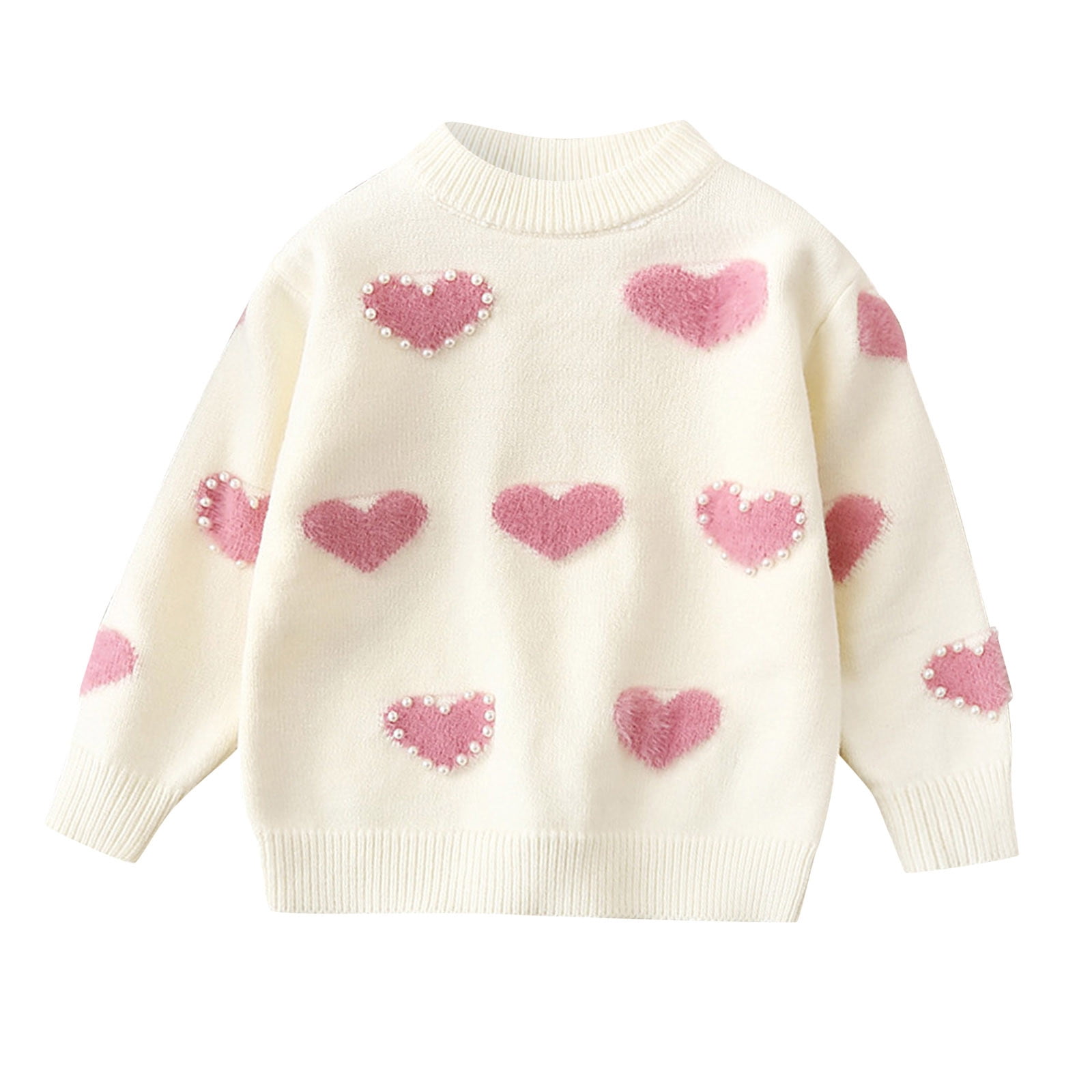KaLI_store Sweater for Toddler Girls Girls Open Front Long Sleeve Drop ...