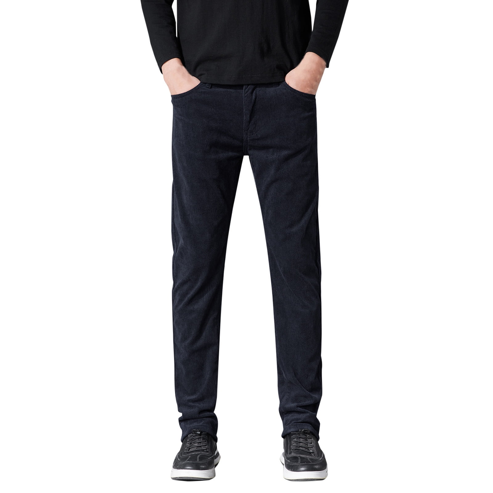 KaLI_store Trousers for Men Men's Pants Stylish Men Casual Work Pure ...