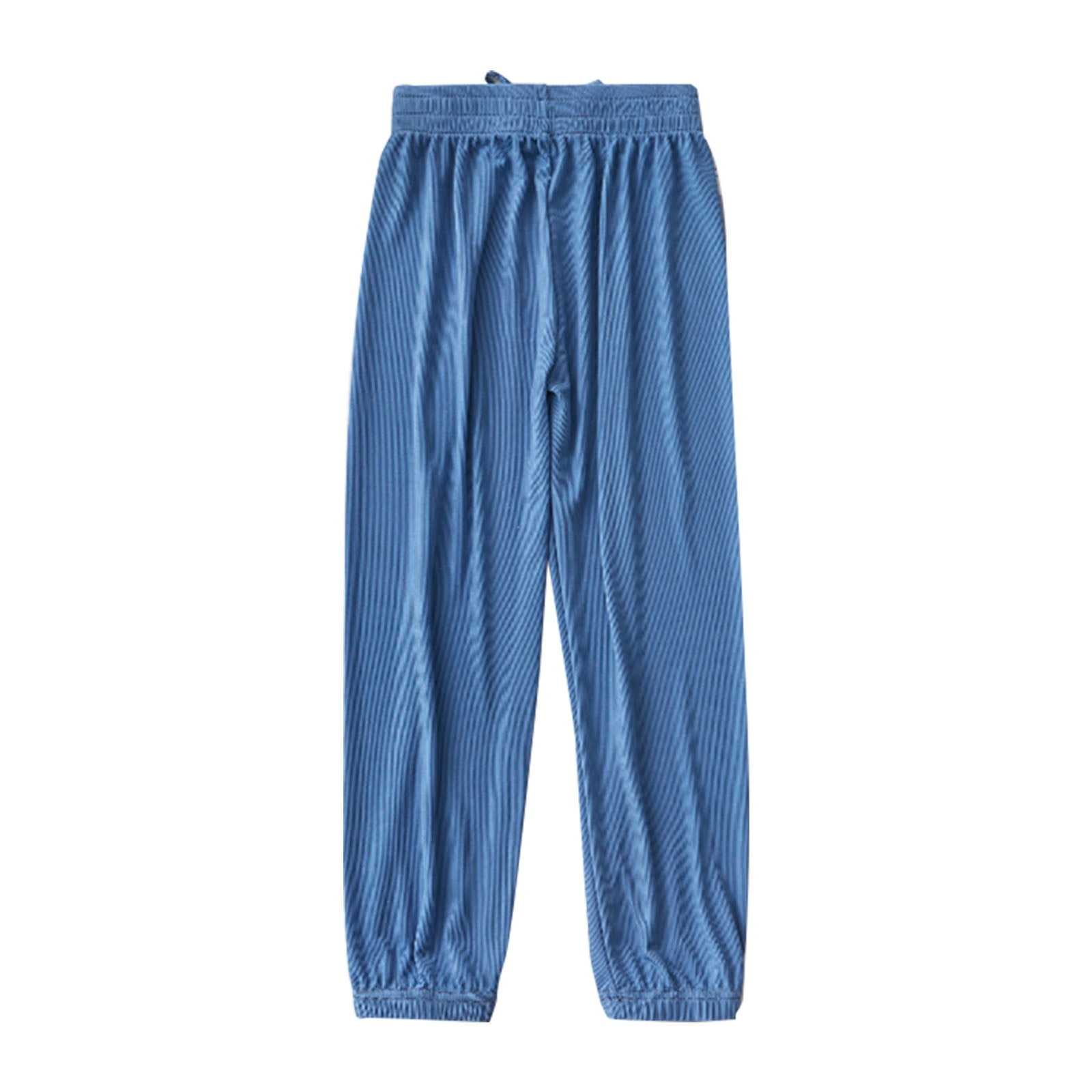 KaLI_store Uniform Pants for Girls Girl's Floral Print Elastic Waist ...