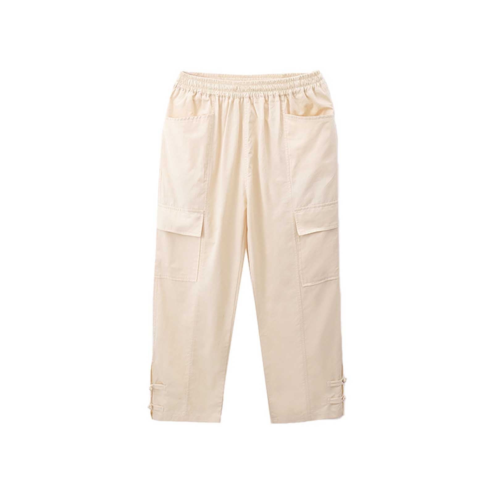 KaLI_store Uniform Pants for Girls Girls Yoga Pants V Cross Waist Wide ...