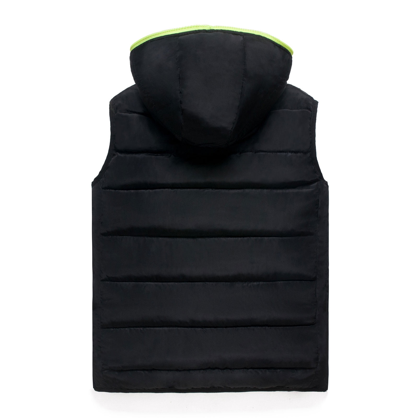 KaLI_store Vest for Men Formal Men's Outdoor Casual Stand Collar Padded ...