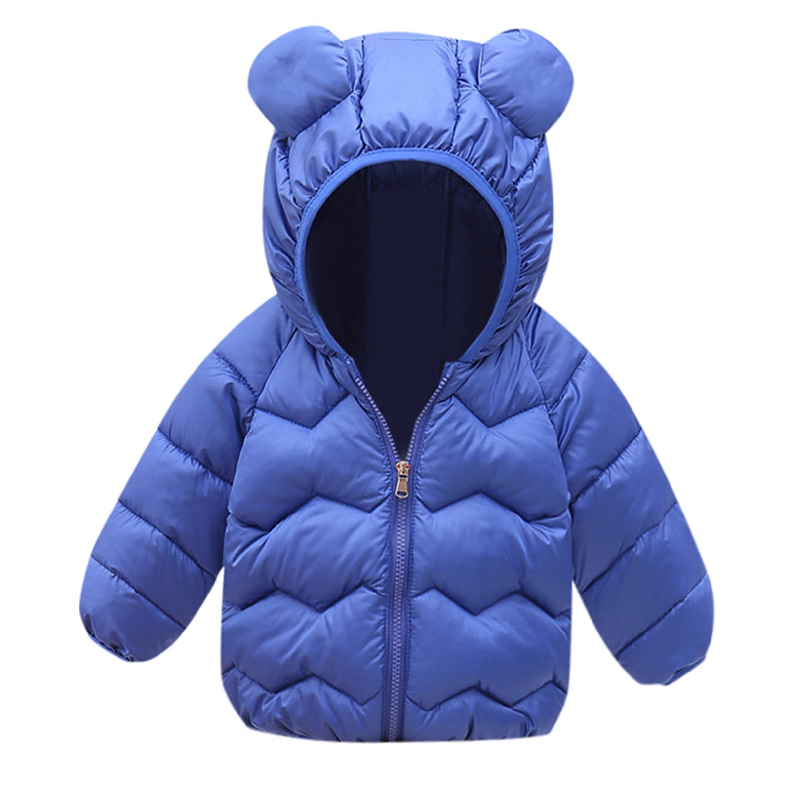 KaLI_store Winter Coats for Boys Winter Boys Solid Color Thick Warm ...