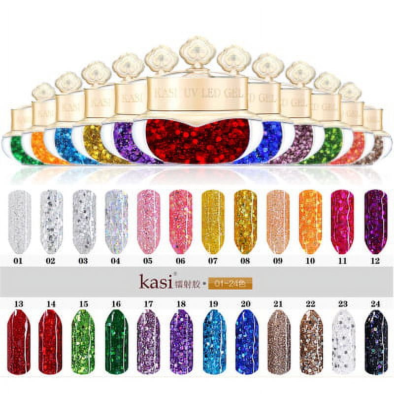KaSi Nail Removable Light Therapy Adhesive Tapered Color Gel Laser ...