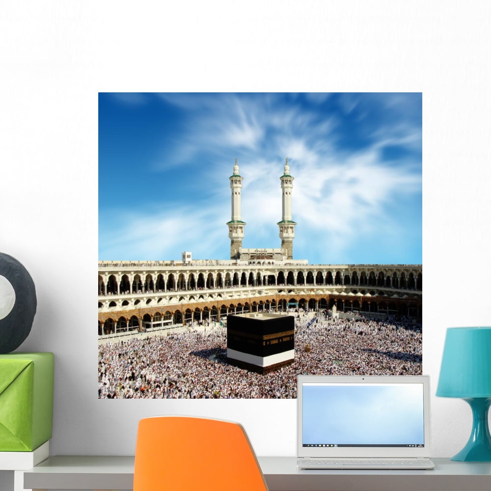 Kaaba Mecca Saudi Arabia Wall Mural by Wallmonkeys Peel and Stick ...