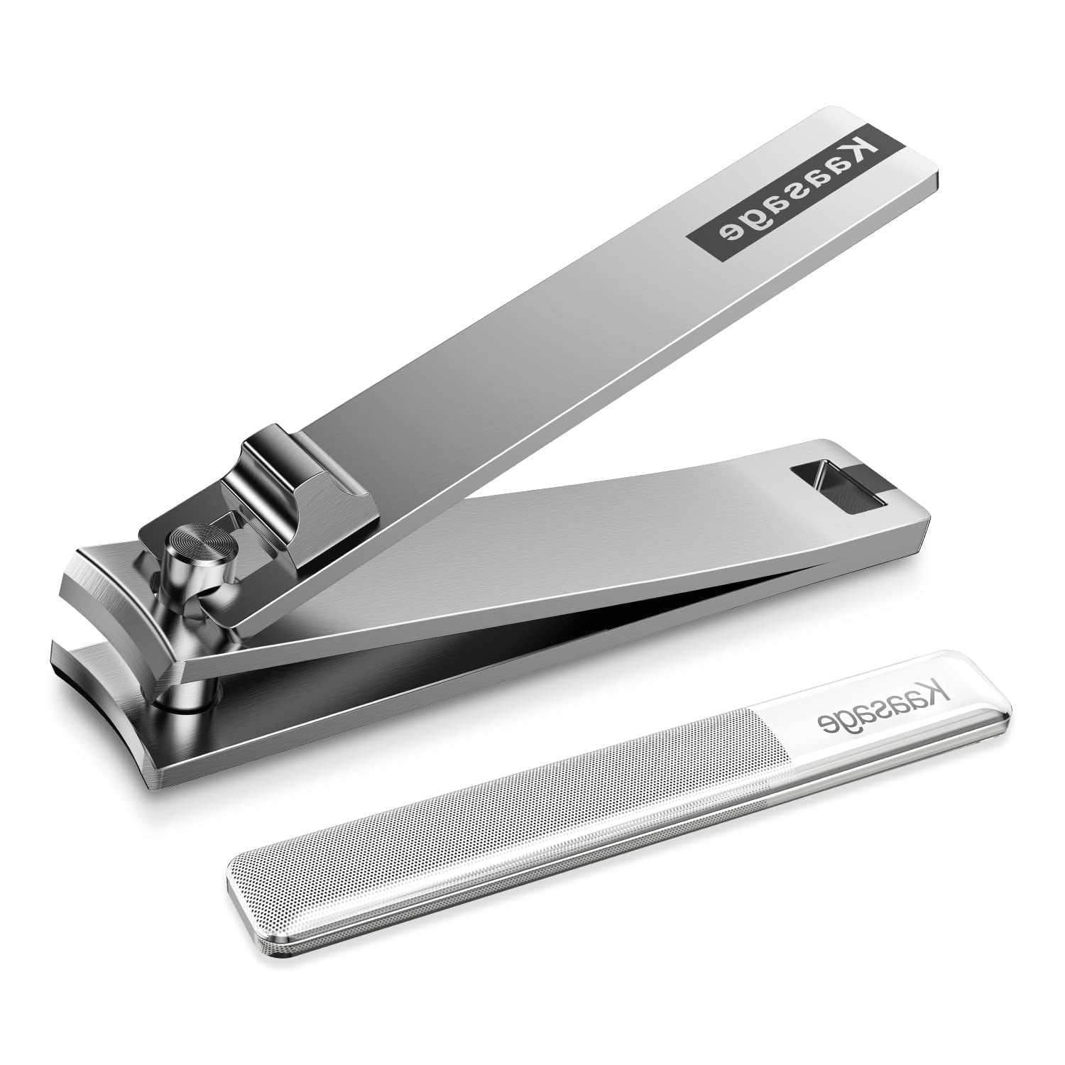 Kaasage Nail Clipper, Accurate Clipping Stainless Steel Adult Toenail ...