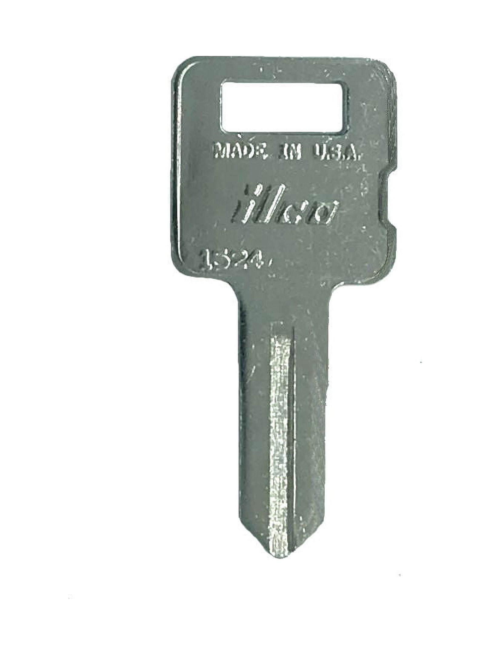 Kaba Ilco 1524 Key Blank for Grumman Post Office Vehicle (10-Pack ...