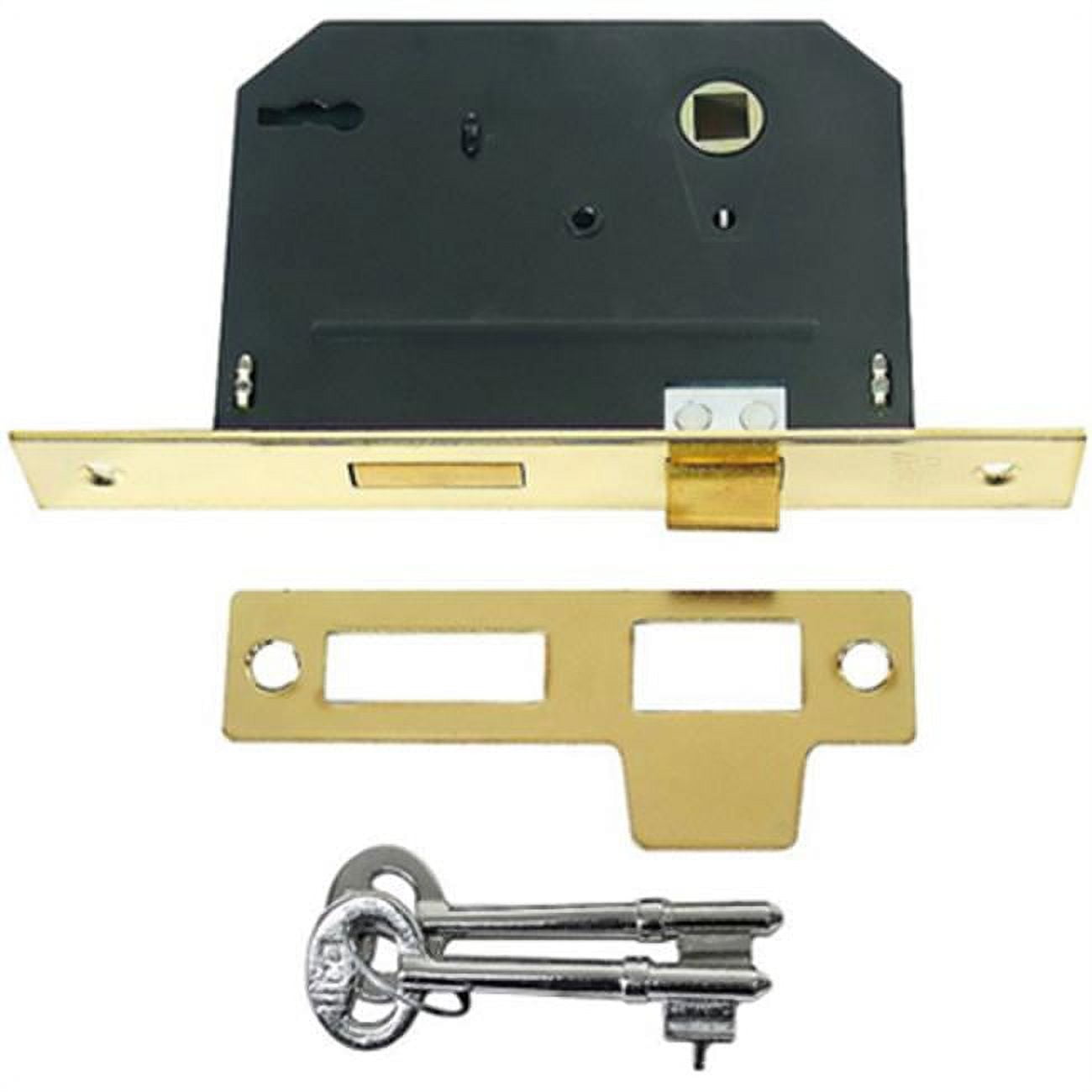 Kaba-Ilco 214-04-51 Standard Bit Key Mortise Lock Set, Black - Walmart.com