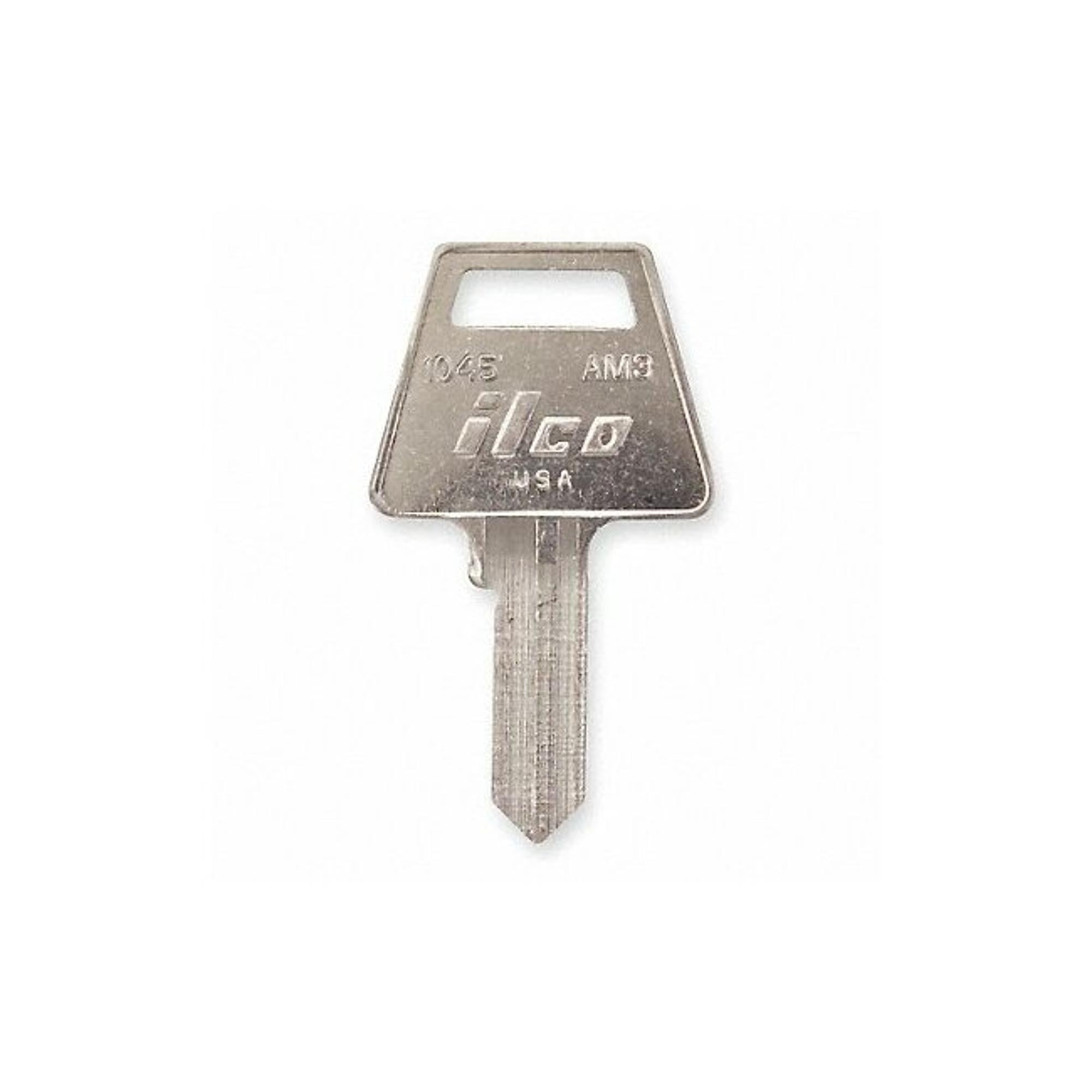 Kaba Ilco Key Blank, AM3,Brass, PK10 1045-AM3 - Walmart.com