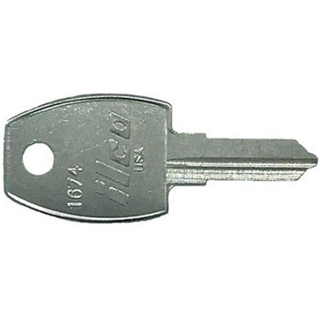 Kaba Ilco Key Blank, 1674,Brass, PK10 1674 - Walmart.com