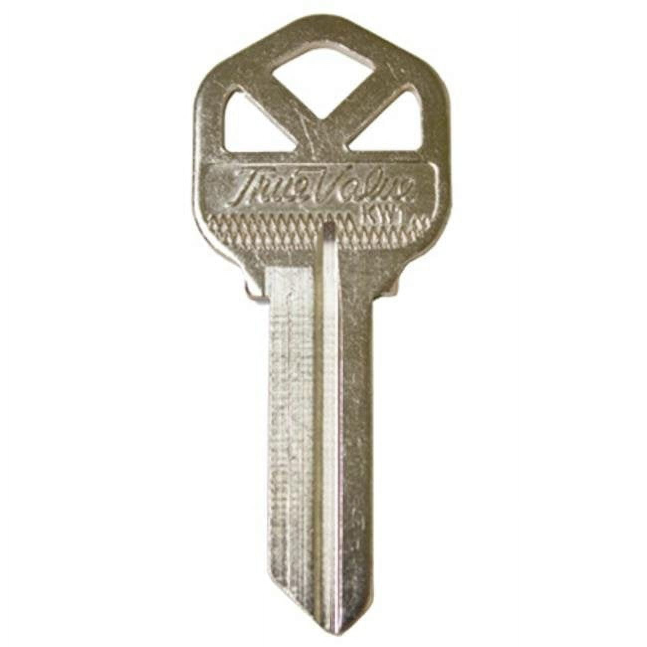 Kaba Ilco Key Blank, KW1,Brass, PK10 1176-KW1 - Walmart.com
