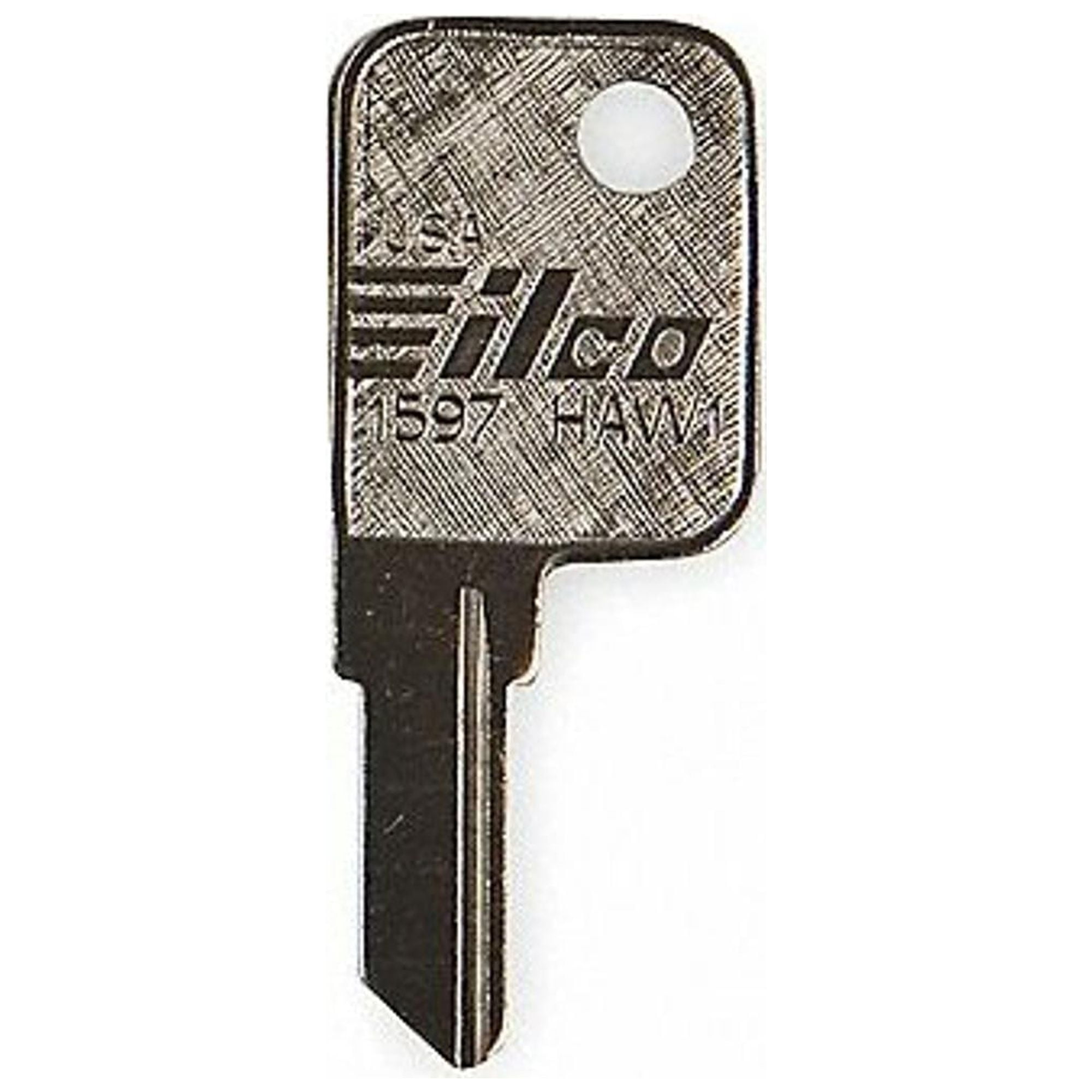 Kaba Ilco Key Blank,Brass,Hayworth Lock,PK10 1597-HAW1 - Walmart.com