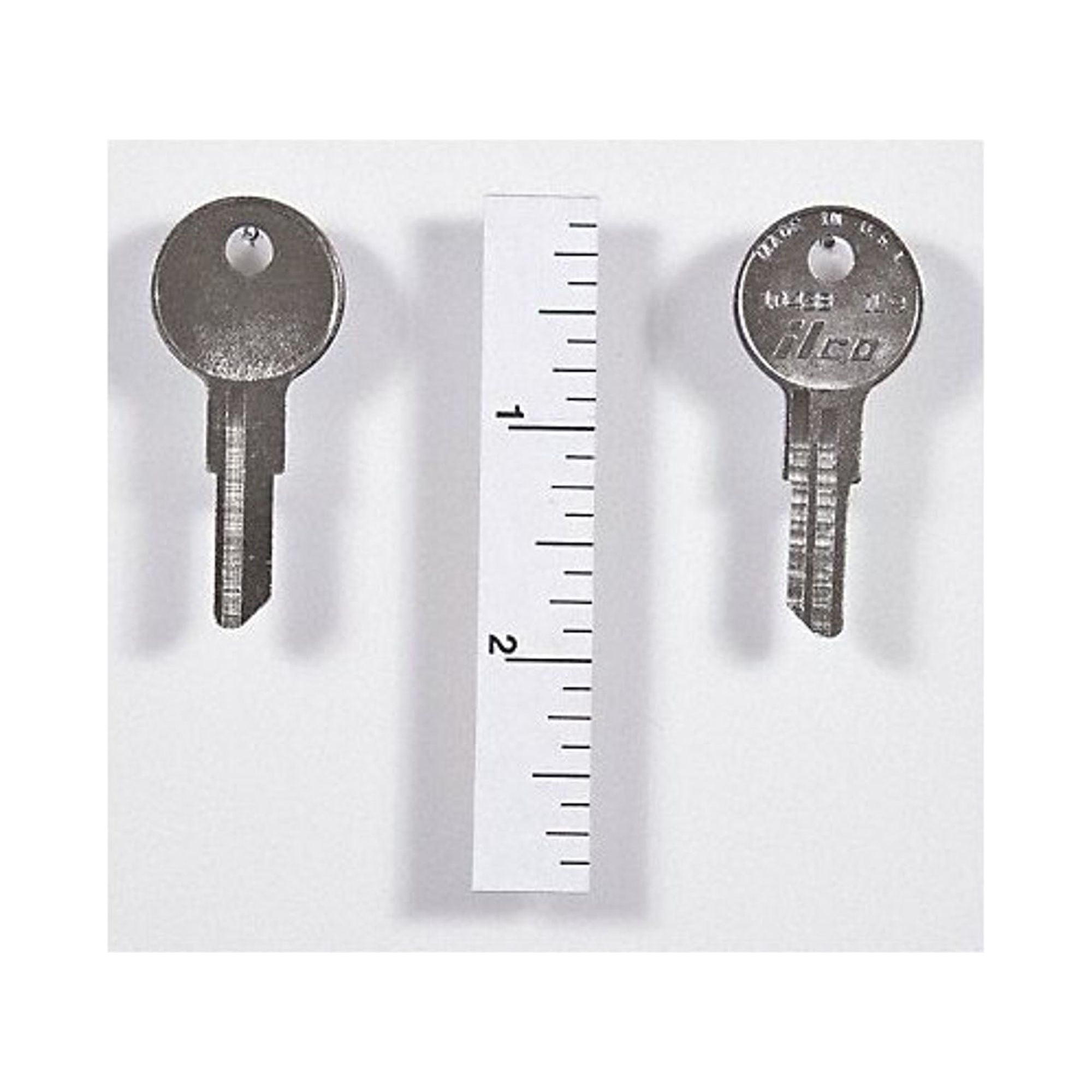 Kaba Ilco Key Blank, IL9,Brass, PK10 1043B-IL9 - Walmart.com