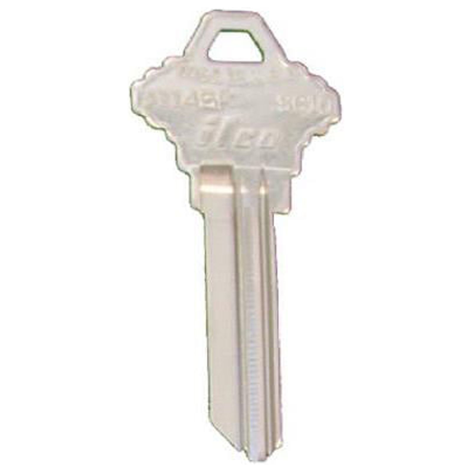 Kaba Ilco Key Blank, Type F,SC10,Brass, PK10 A1145F-SC10 - Walmart.com