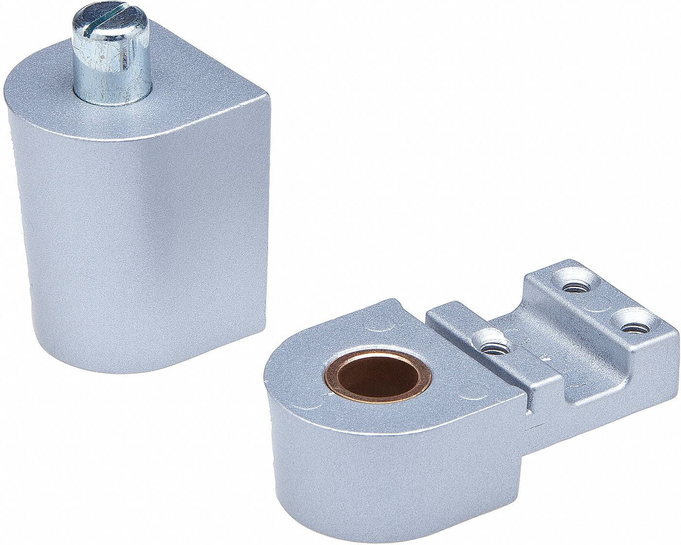 Kaba Ilco Offset Pivot Hinge,Half Surface,125 lb. IL-OP-18-AL TOP PIVOT ...