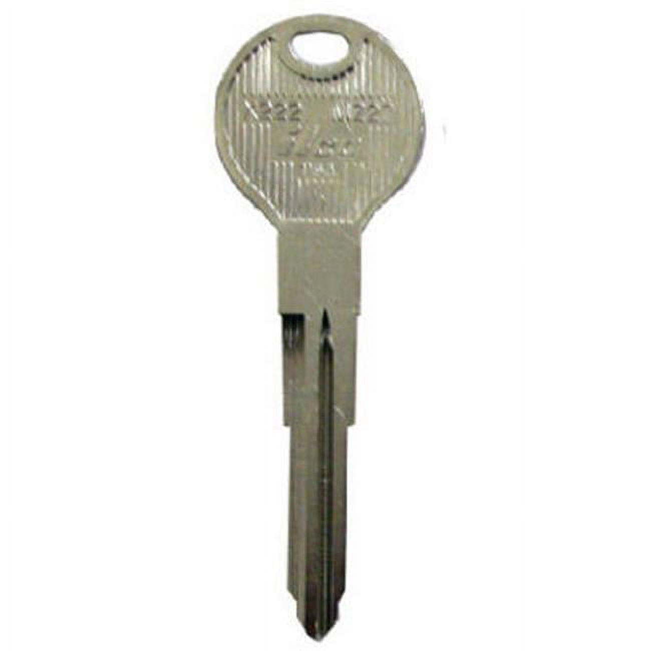 Kaba MZ27-X222 1.3 x 0.1 in. Ilco Master Key Blank- Pack Of 10 ...