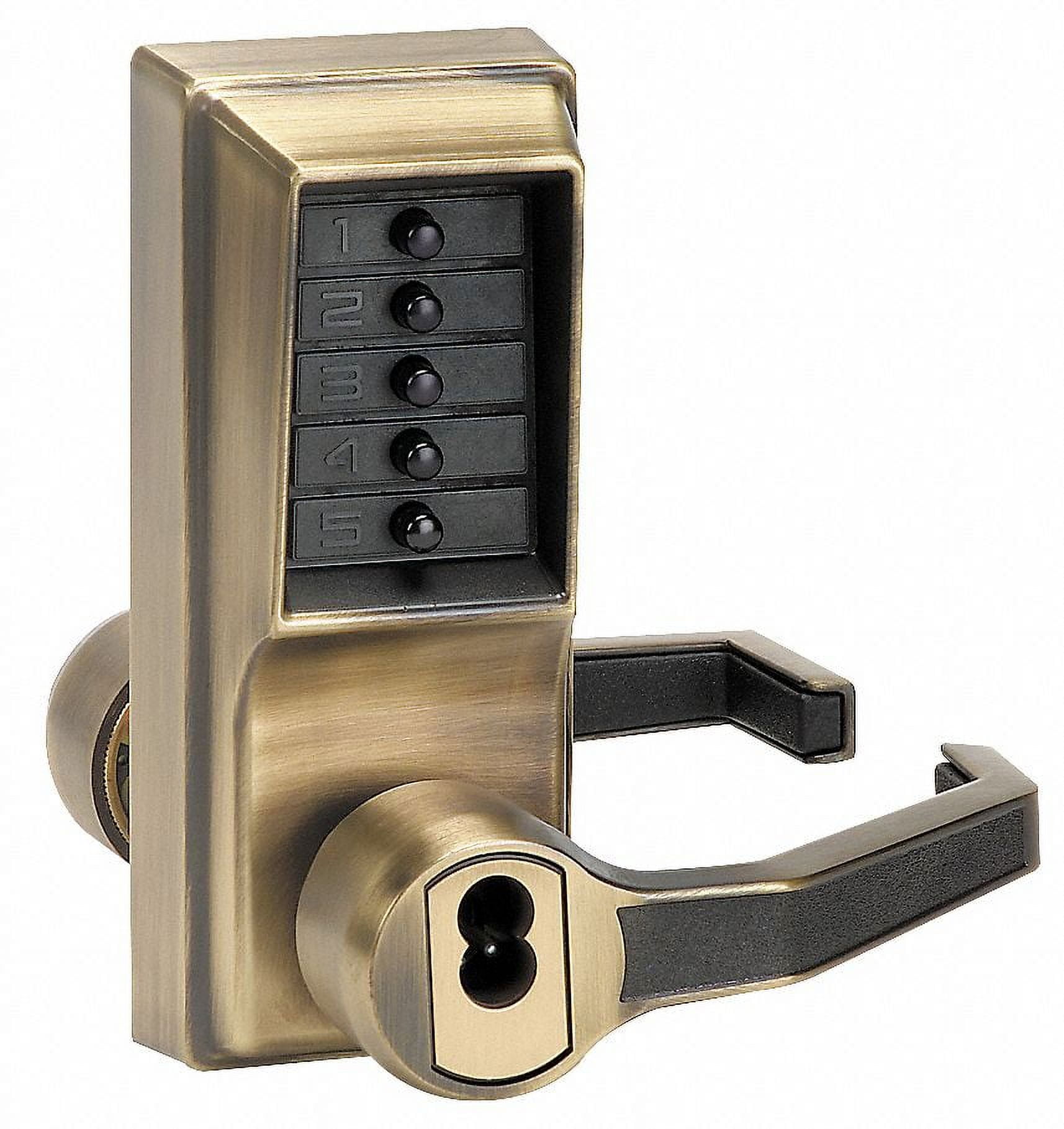Kaba Push Button Lock,Entry,Key Override LL-1021-B-05-41 - Walmart.com