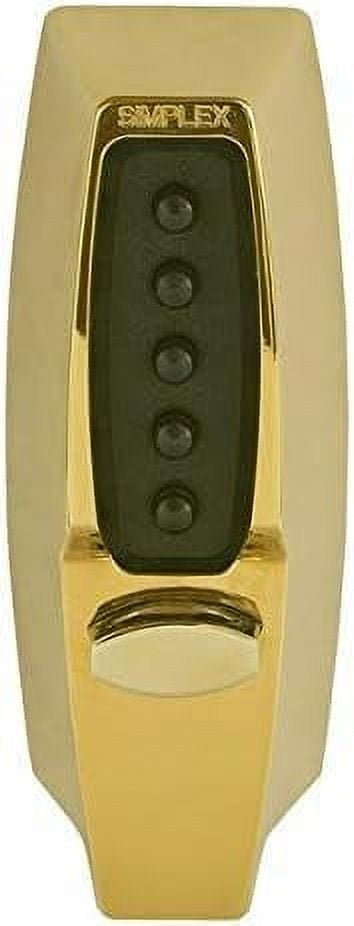 Kaba Simplex 7100 2-3/4 backset, Polished Brass - Walmart.com