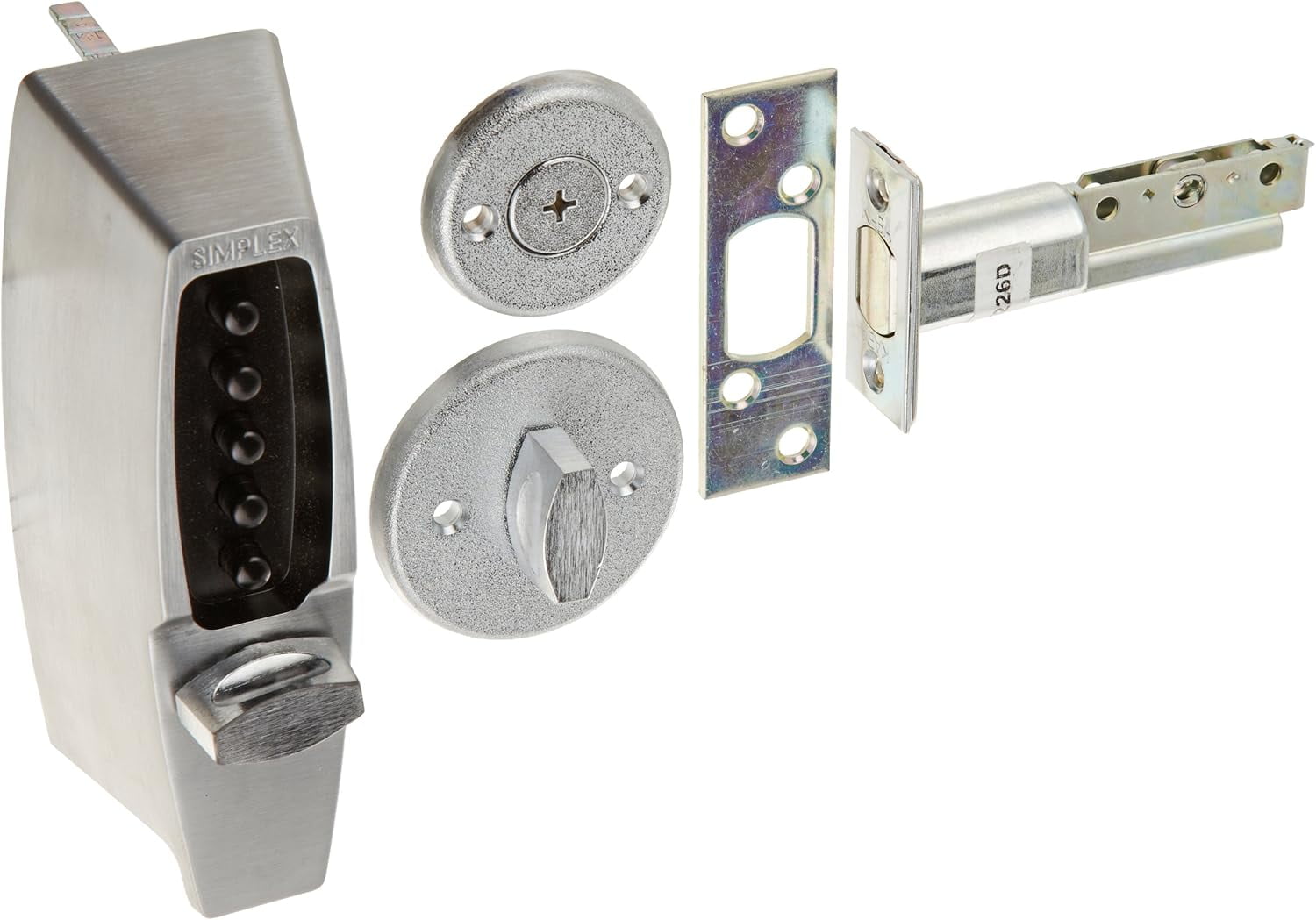 Kaba Simplex 7100 Series Metal Mechanical Pushbutton Auxiliary Lock ...