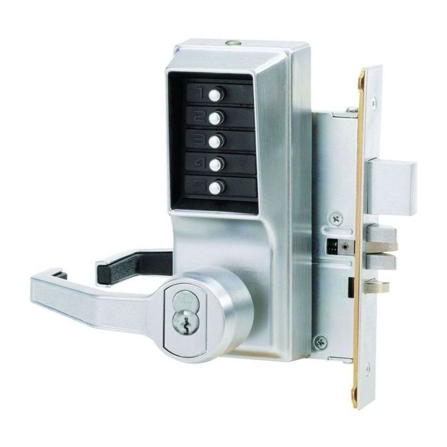 Kaba Simplex L8148S-26D-41 Mortise Combination Lever Lock Key Override ...
