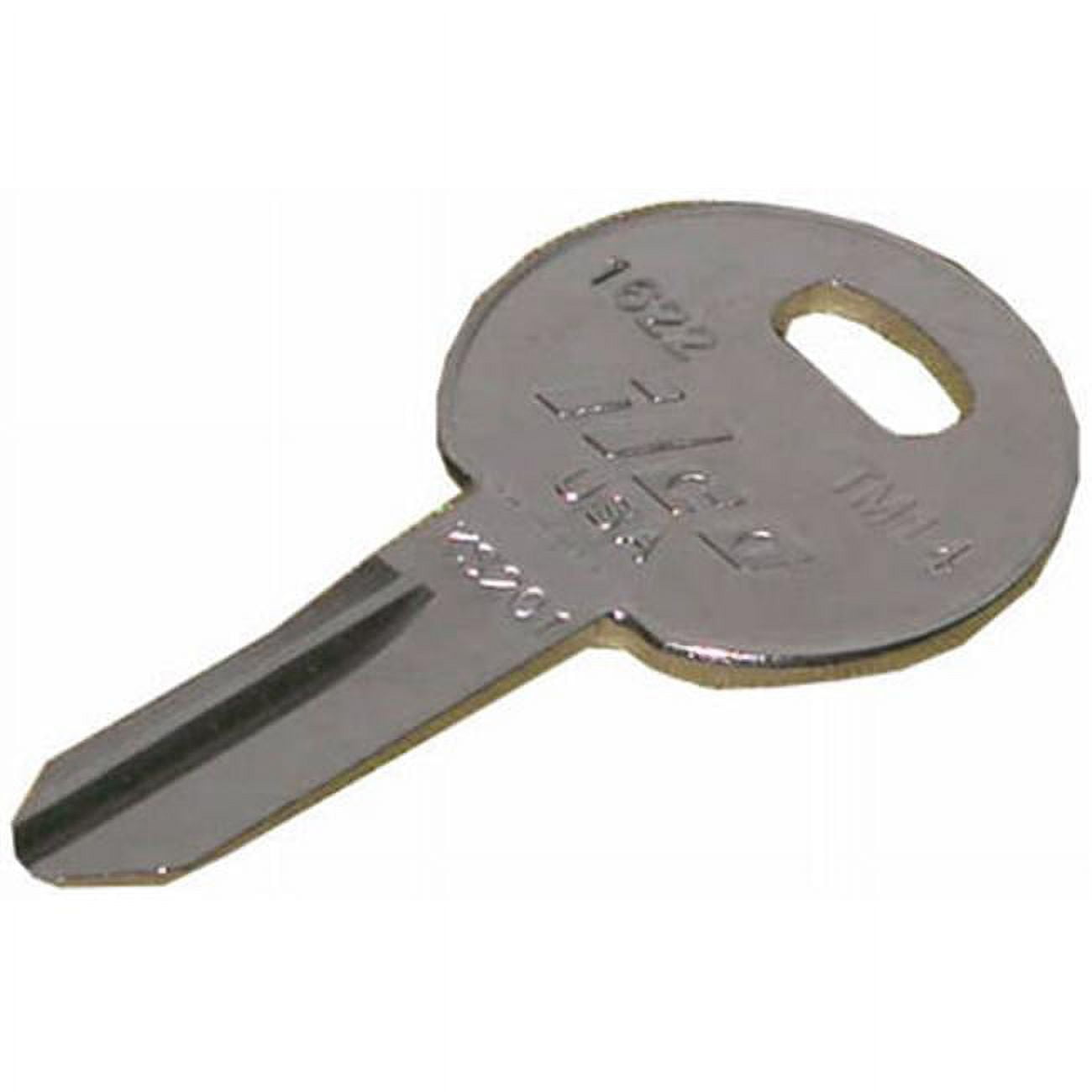 Kaba TM14 1 x 0.08 in. Ilco Nickel Plated Brass Trimark Locks Key Blank ...