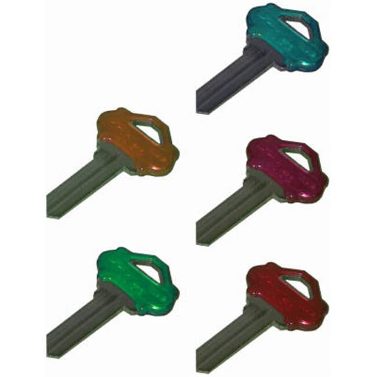 Kaba WK2-PC-ASSTD Jewel Weslock Key- Nickel Plated Brass- Pack of 5 ...