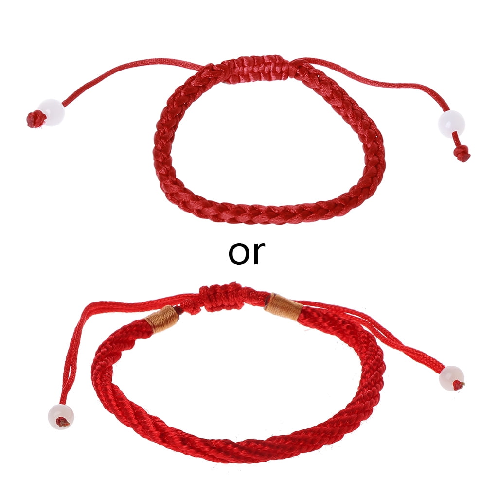 Kabbalah Red String Lucky Red Rope Bracelets for Good Luck Fortune for ...