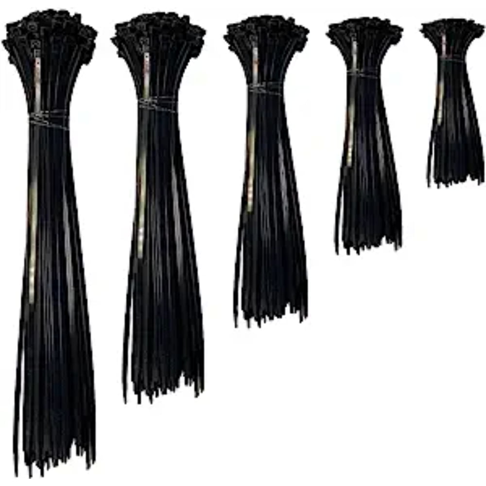 Kable Kontrol Cable Zip ties Kit - 500 Pcs 4" + 5.5" + 8" + 11" + 14 ...