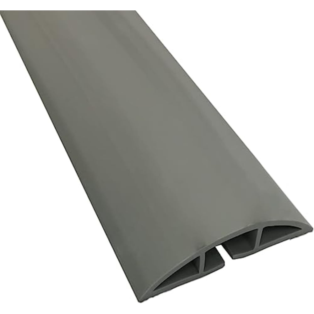 Kable Kontrol Floor Cord Cover kit - 15 Feet Long Gray PVC Cable ...