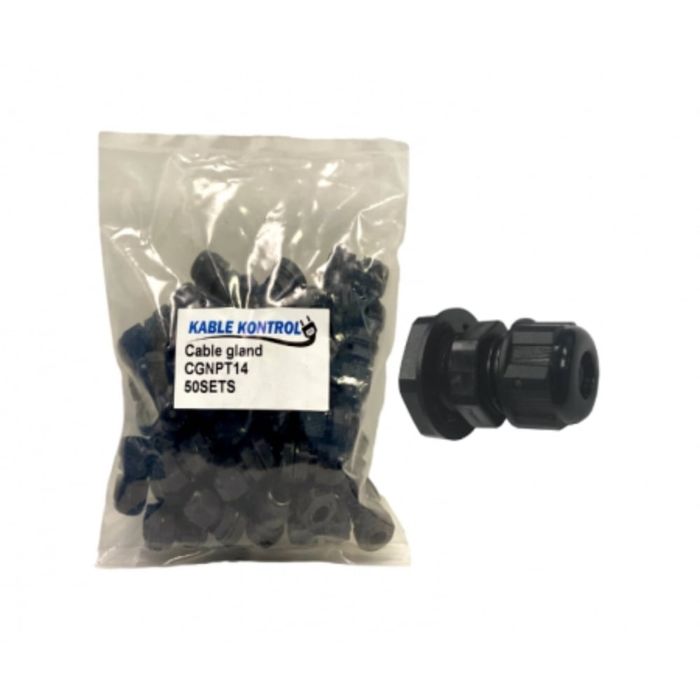 Kable Kontrol IP68 Waterproof Nylon Cable Gland - 1/4" Cable Diameter ...