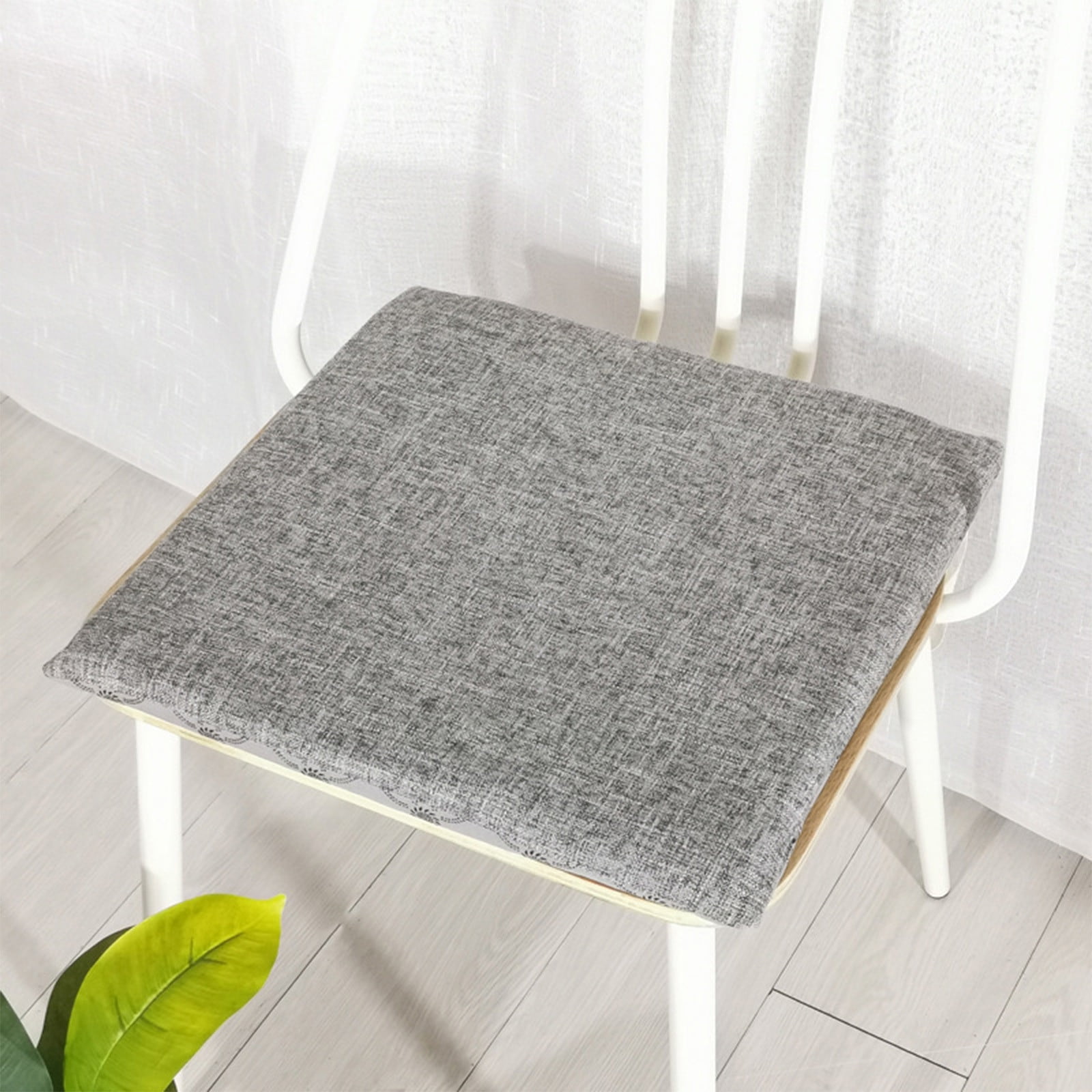 Kabnic 16" Seat Cushions Plush Solid ColorChair Cushion Thin Chair Pads ...