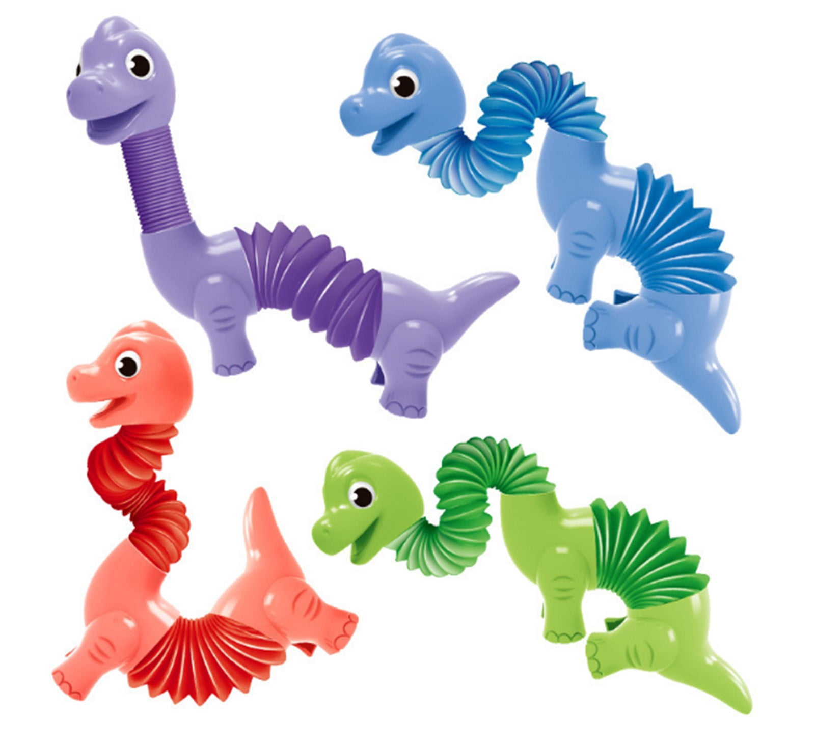 Kabnic 4Pack Cute LED Light Animal Sensory Fidget Toys Pop Tubes For ...
