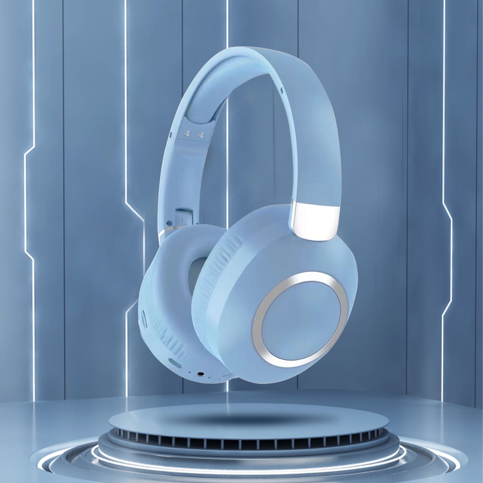 Kabnic Bluetooth 5.3 Over Ear Headphones, Wireless Headset Bluetooth ...