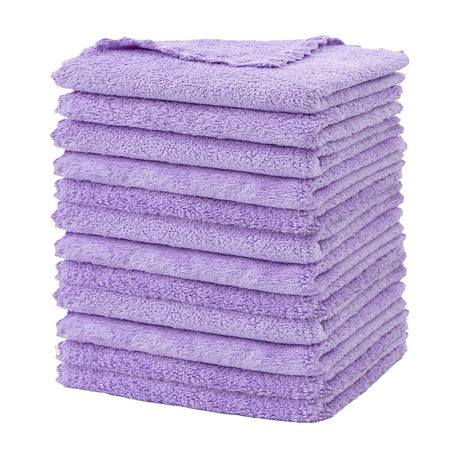 Kabnic Dish Towels, Kitchen Towels, 12 Pcs Thick Coral Velvet Towels ...