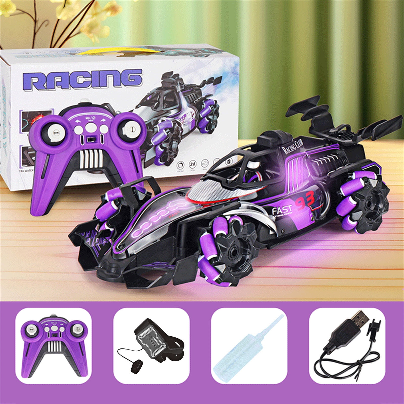 Kabnic Gesture Sensing Remote Control Car, RC Stunt Car 1:16 Scale 4WD ...
