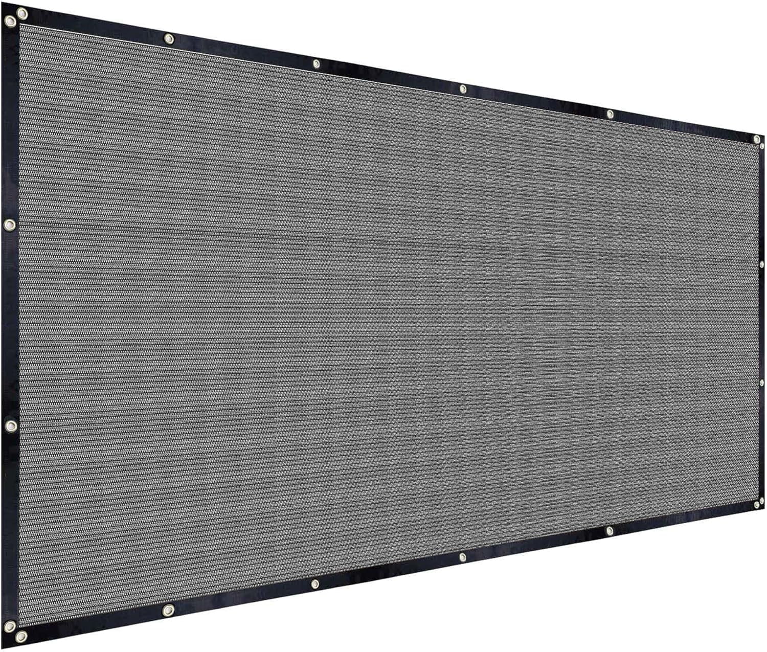 Kabnic Heavy Duty Knitted Mesh Shade Cloth with Grommets - Black Mesh ...