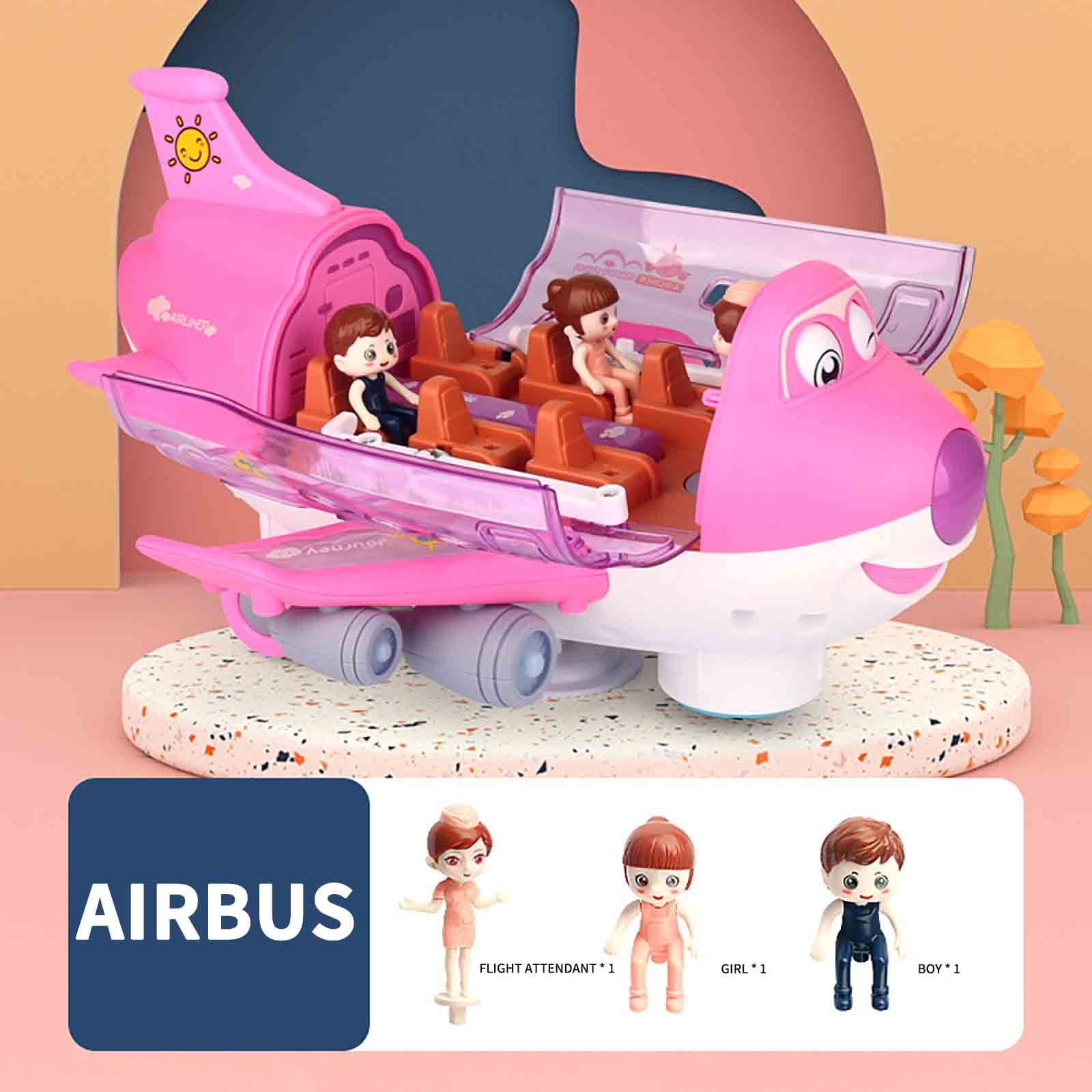 Kabnic Kids Airplane Toy, Bump & Go Technology, Toy Airplane with ...