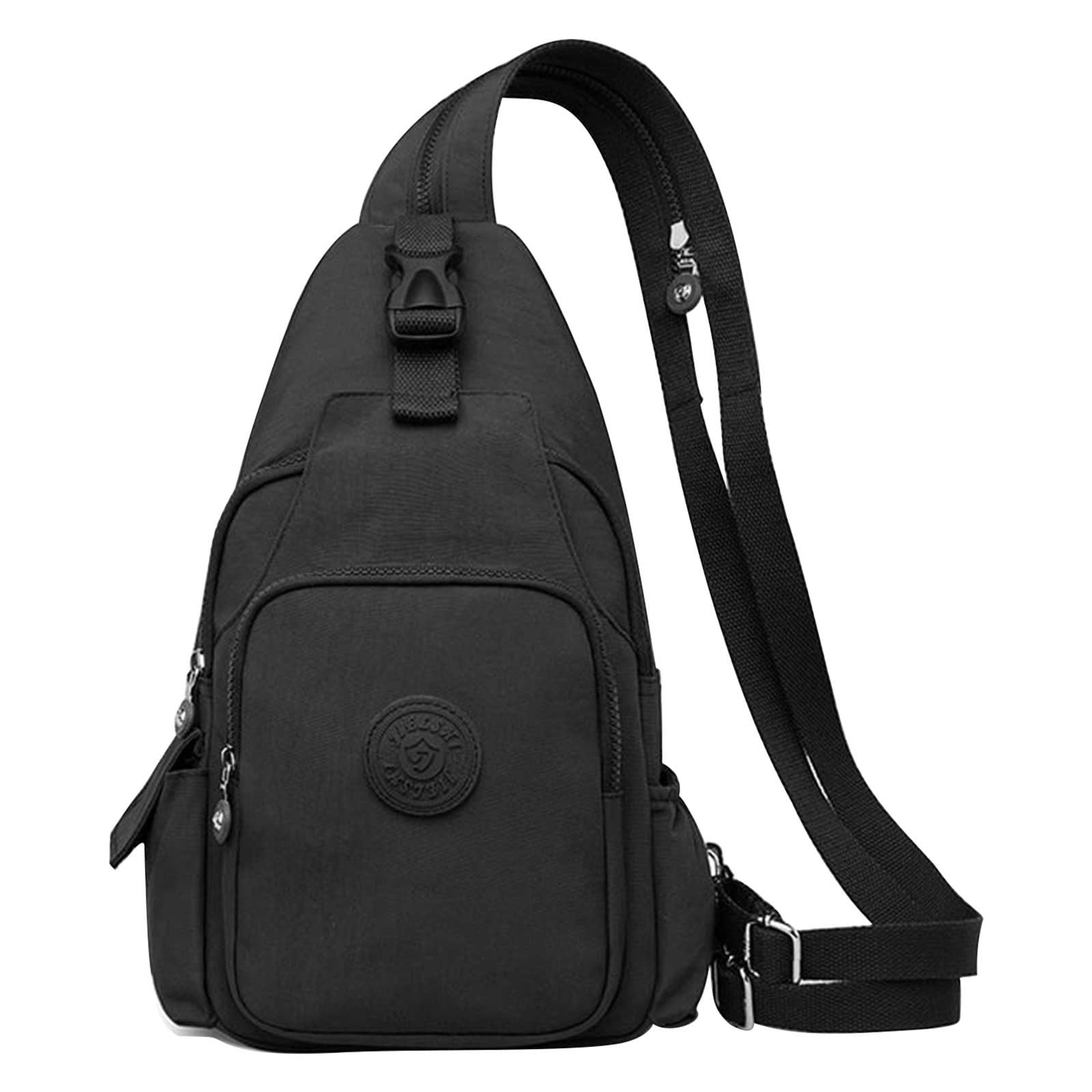 Kabnic Nylon Convertible Sling Bag, Small Crossbody Backpack and ...
