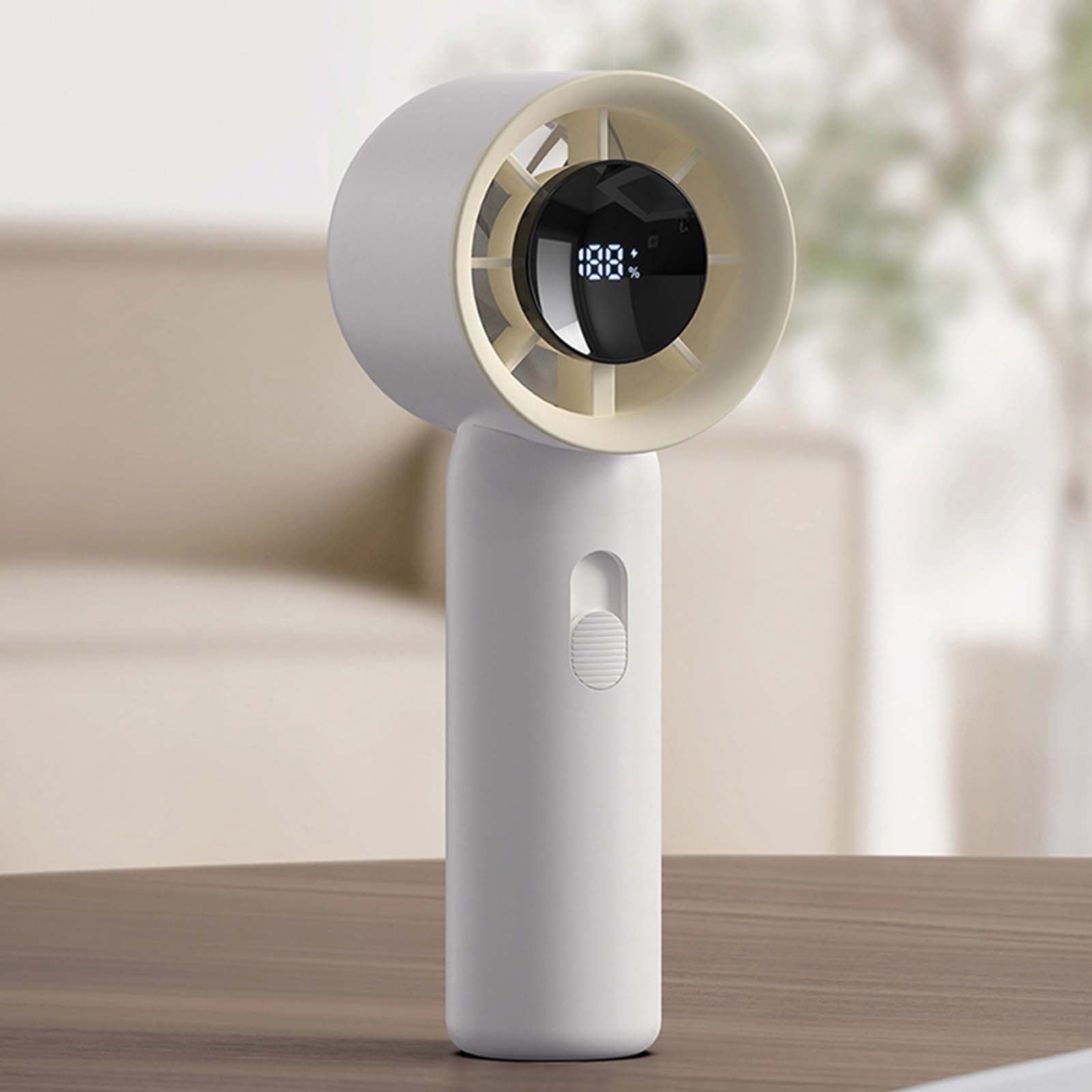 Kabnic Portable Fan - Handheld USB Fan, Adjustable, Rechargeable ...