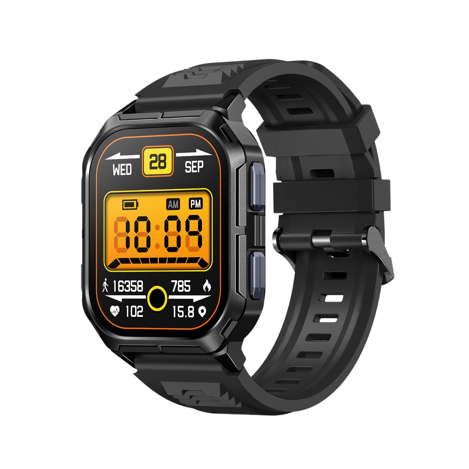 Kabnic Smart Watch for Men | D28A Smartwatch with 2.01-inch High ...