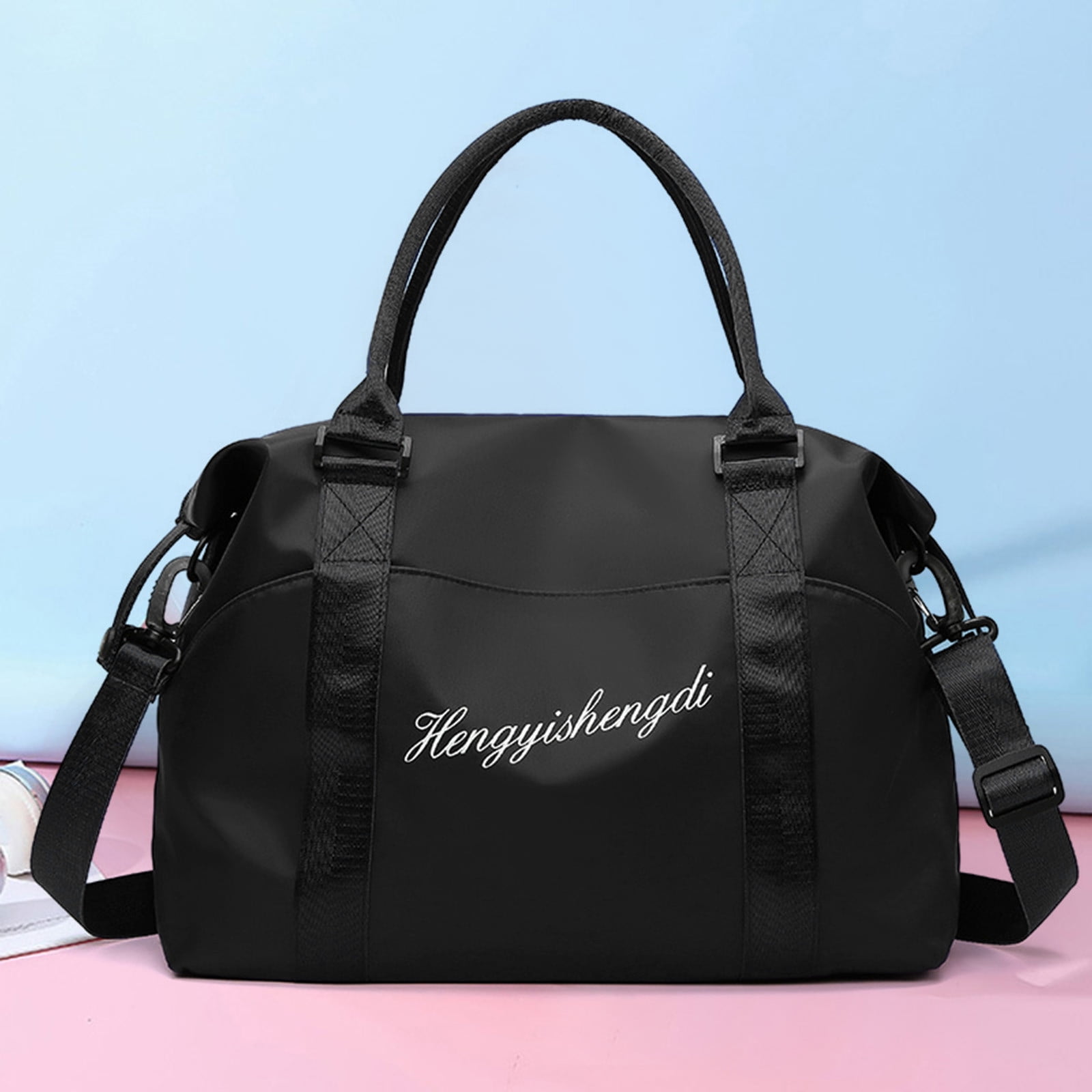 Kabnic Travel Duffel Bag, Expandable Shoulder Weekender Overnight Bag ...