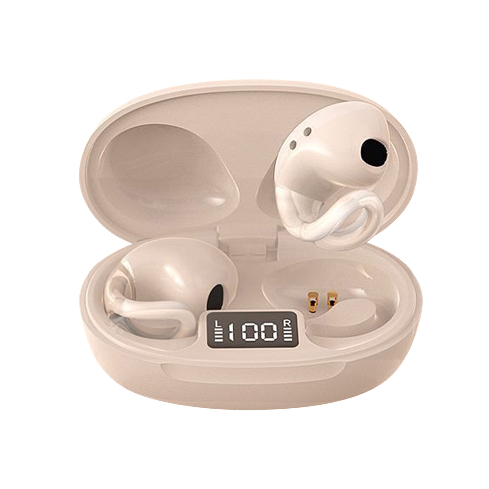 Kabnic Wireless Ear Clip Bone Conduction Earbuds | Wireless Bluetooth ...