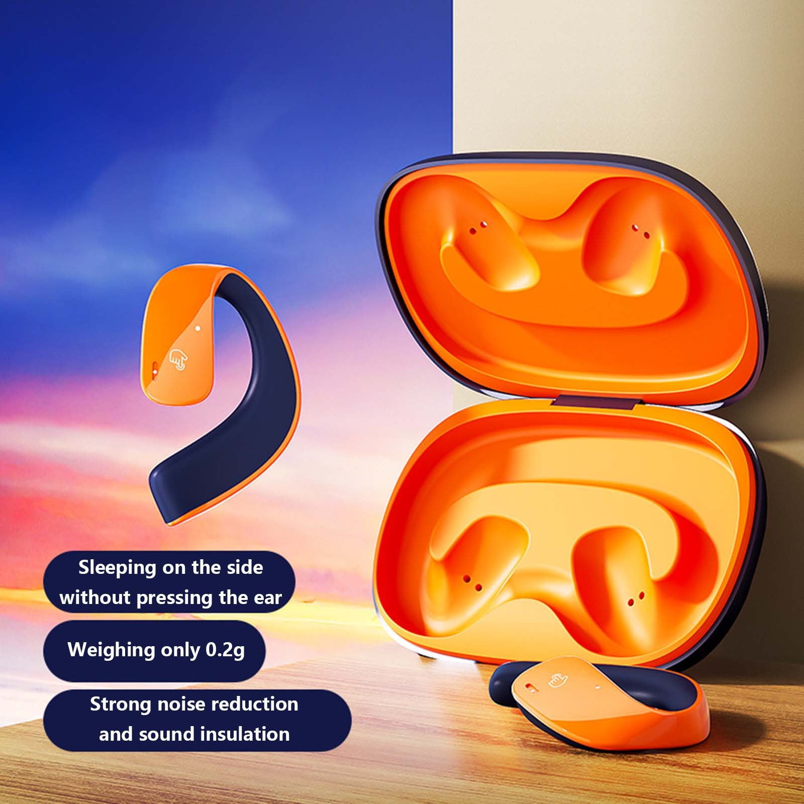 Kabnic Wireless Ear Clip Bone Conduction Earbuds | New Earclip Bone ...