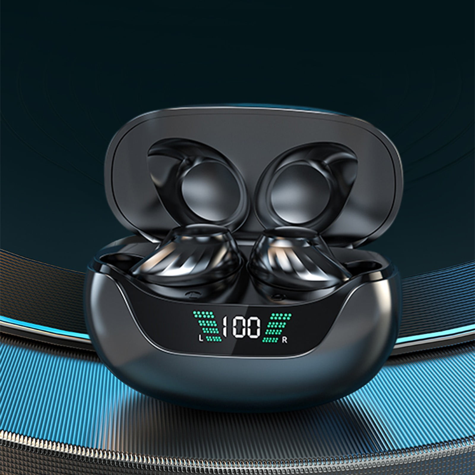 Kabnic Wireless Earbuds, Bluetooth 5.3 Headphones Bass Stereo, In-Ear ...