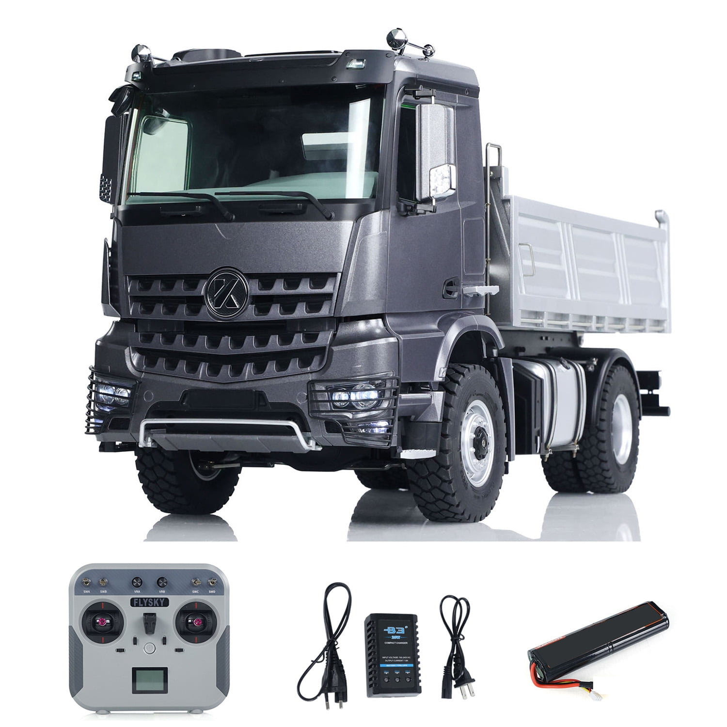 Kabolite 4x4 1/14 RC Dumper Truck 5701 RTR Remote Control Tipper Car 2 ...